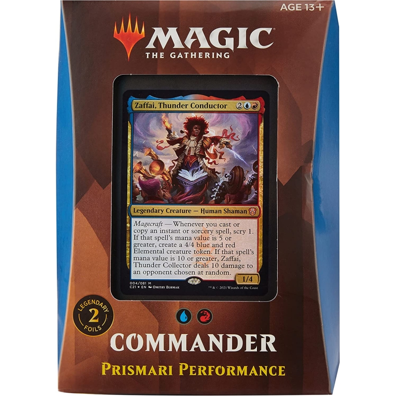 Strixhaven Commander Deck – Prismari Performance (Blue-Red) [Inglés ...
